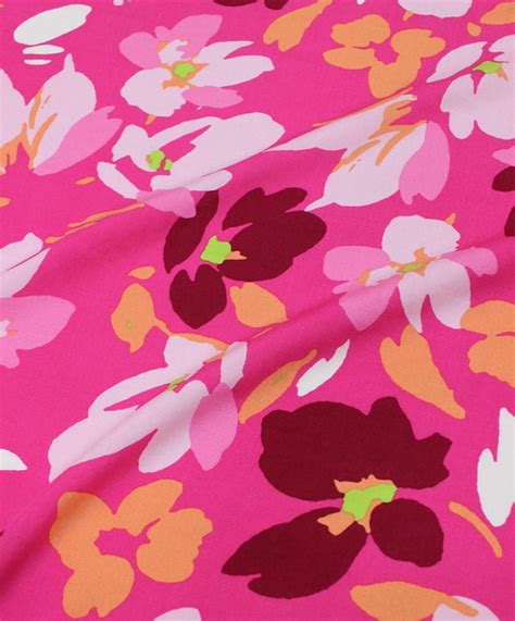 Ткань для шитья 2 м Штапель Лоретта цв фуксия ш1 45м вискоза 100 100гр м кв купить с