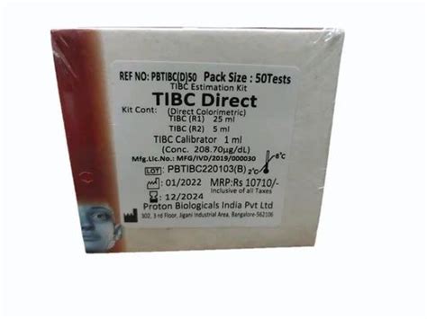 Tibc Direct Diagnostic Test Kit Proton Company Saliva At ₹ 10710box