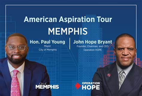 The American Aspiration Tour Makes Impact In Memphis Operation Hope