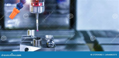 Automatic Coordinate Measurement Machine Cmm During Inspection Automotive Or Motorcycle