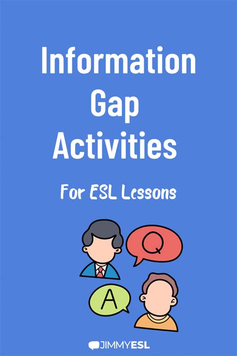 10 Great Information Gap Activities For Esl Lessons Jimmyesl