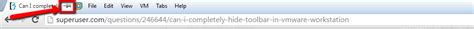 Windows Disable Command Bar Top Toolbar In Vmware Workstation Full