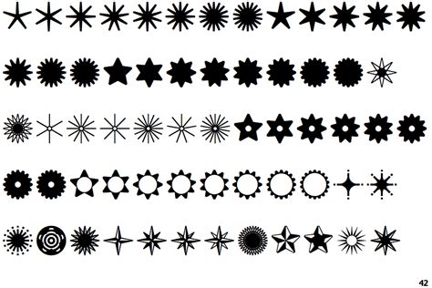 Fontscape Home Symbols Stars