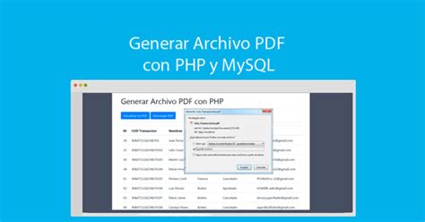 Crear Archivos En PDF Con PHP MySQLi BaulPHP