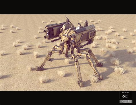 Sci Fi Ss Spider Mecha Daz 3d
