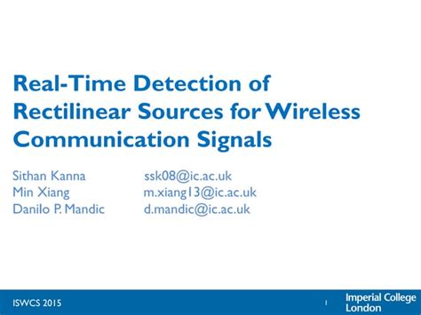 Tracking Rectilinear Sources In Wireless Communications Pdf Digital Audio Computer