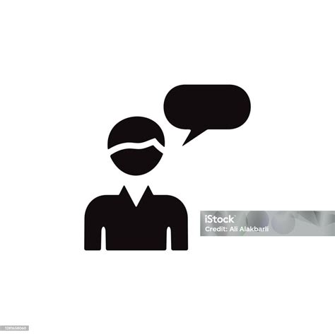 음성 거품 기호가있는 사람 대화 채팅 기호 웹 및 모바일 Ui 디자인에 대한 메시지 아이콘입니다 0명에 대한 스톡 벡터 아트 및 기타 이미지 Istock