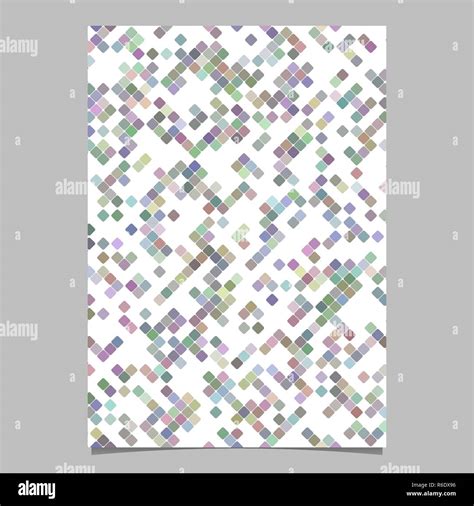 Colorful Rounded Square Mosaic Pattern Poster Template Background Stock Vector Image And Art Alamy