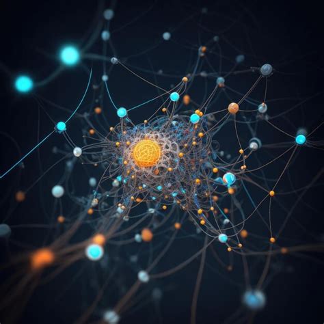 Premium Ai Image Data Transmission Via A Neural Network Chain And Network Nodes