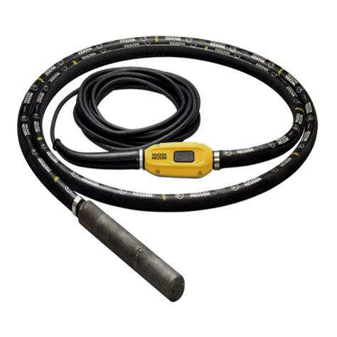 Orange Wacker Neuson Iren 45mm High Frequency Concrete Vibrator