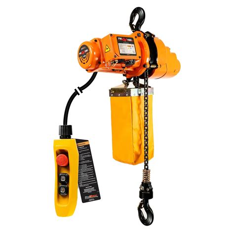 Prowinch 1100 Lb Electric Chain Hoist 110v 120v 10a And 1 Speed 16 Ft