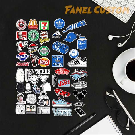 Jual Stiker Estetik Lucu Sticker Tumbler Hp Laptop Jakarta Timur Fanel Custom Tokopedia