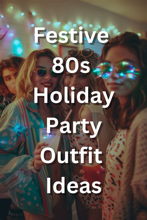 Stylish 80s Holiday Fashion Inspirations 80s Christmas Outfit Women