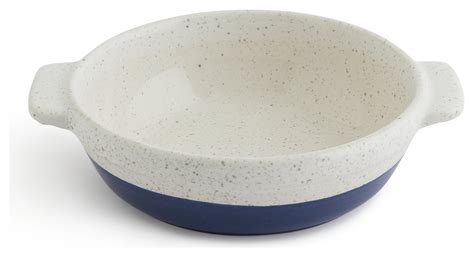 Habitat Ott Blue Speckle Ceramic Small Round Roaster Review 88 10