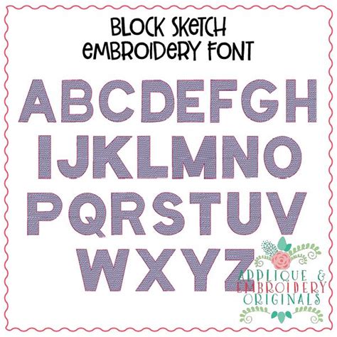Sketch Block Font