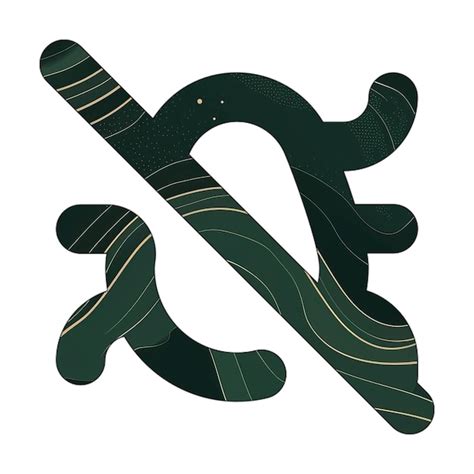 Premium Photo Bug Slash Icon Green Marble Gold Texture