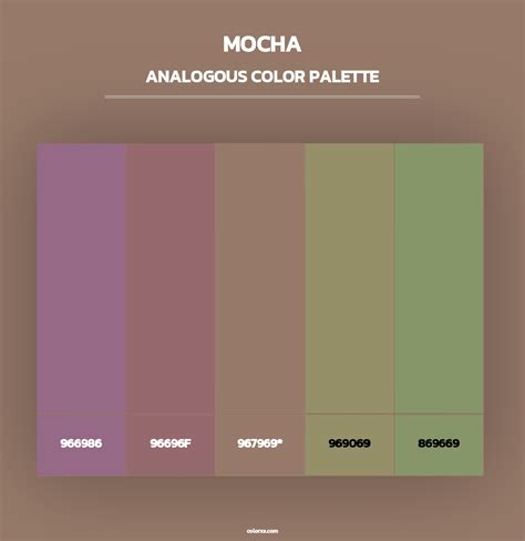 Mocha Color Palettes