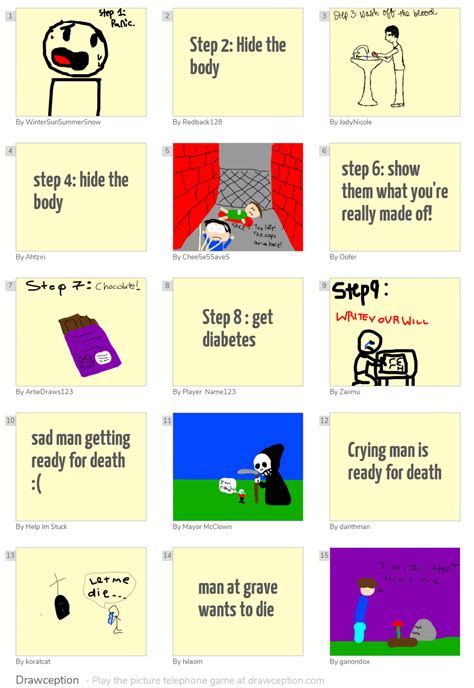 Step Hide The Body Drawception