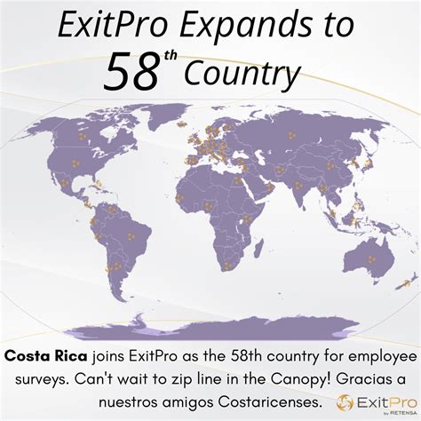 Exitpro Expands To 58 Countries Outsource Exit Interviews Exitpro Exit Interview Software