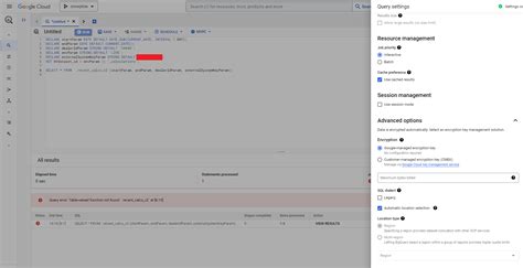 Bigquery Allow Setting Query Processing Location · Issue 30897