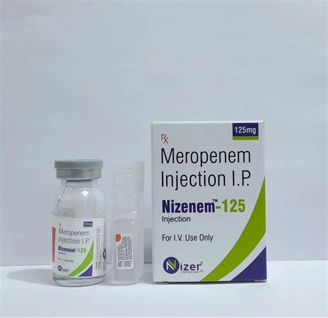 Meropenem 125mg Injection At ₹ 349 Piece Meropenem Injection In