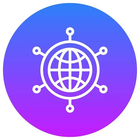 Premium Vector Worldwide Network Vector Illustration