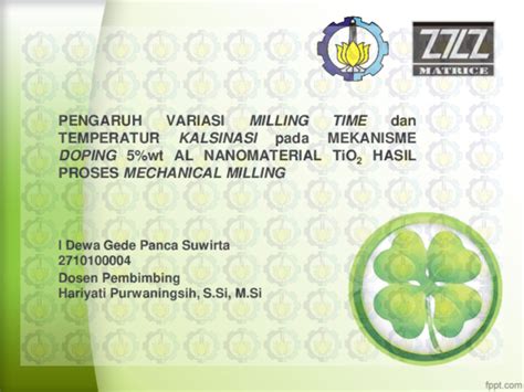 Pdf Pengaruh Variasi Milling Time Dan Temperatur Sintering Pada