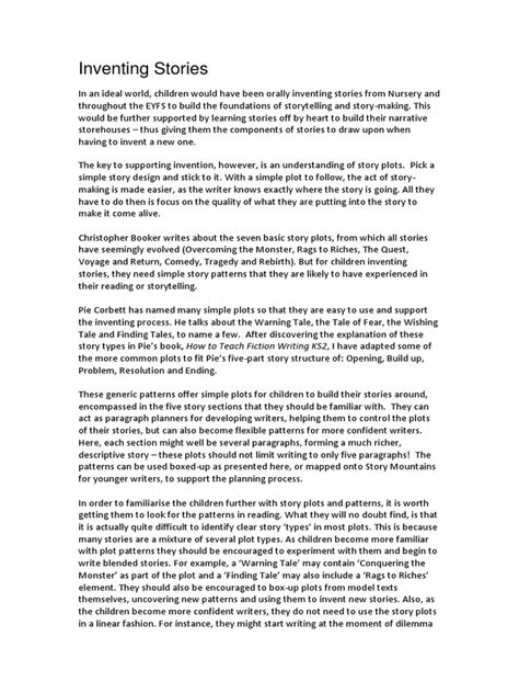 inventing stories pdf storytelling