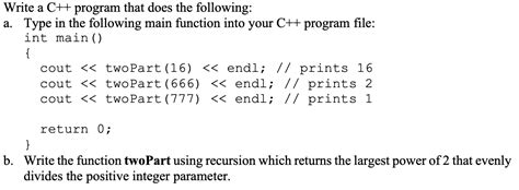 Solved Write A C Program That Does The Following A Type
