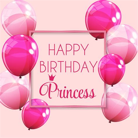 Happy Birthday Princess Vector Art Icons And Graphics For Free Download