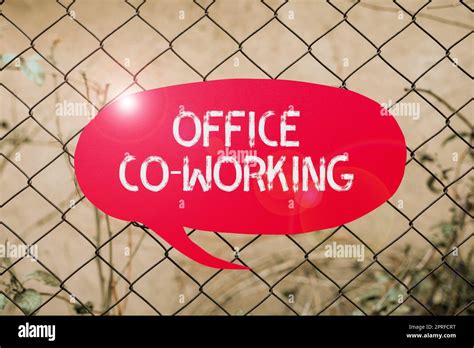 Text Caption Presenting Office Co Working Business Showcase Business Services Providing Shared