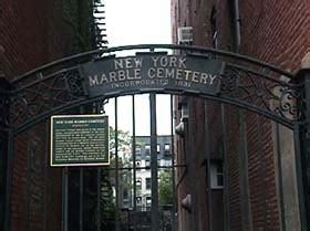 New York Marble Cemetery Clio