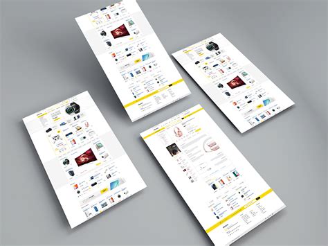 E Commerce Site UI Design On Behance