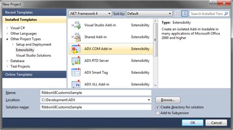 Office Ribbon Create A Custom Ribbon Tab Group Controls C VB NET