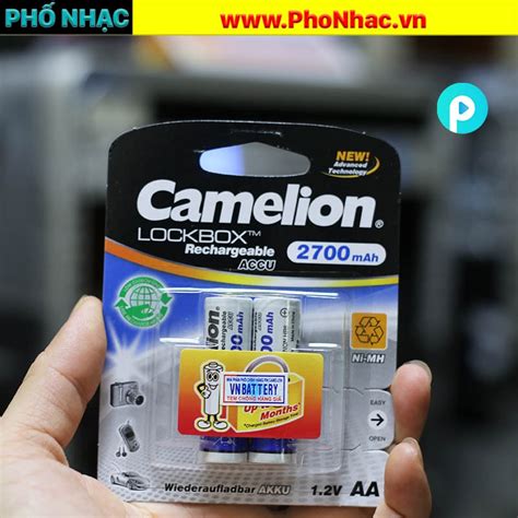 PIN SẠC AA,AAA CAMELION 2700MAH, 2500MAH, 1100MAH. Sạc Nhanh Camelion ...