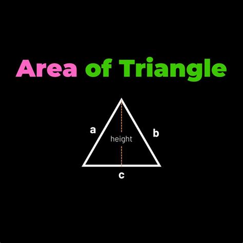 Find The Area Of A Triangle In Python Python