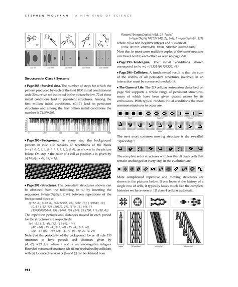 notes for structures in class 4 systems a new kind of science online