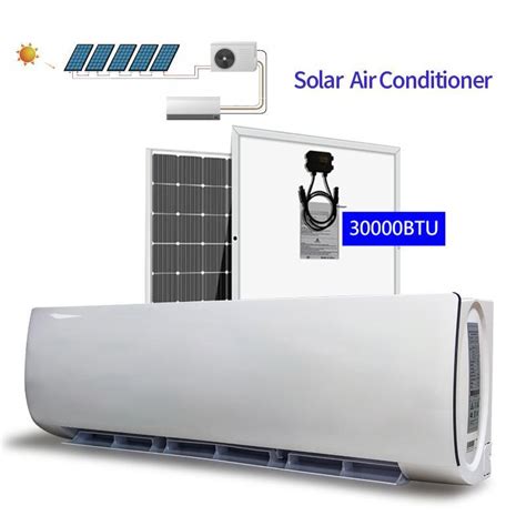 30000btu Acdc Hybrid Off Grid Inverter Air Conditioner Woking With Solar Panels Air