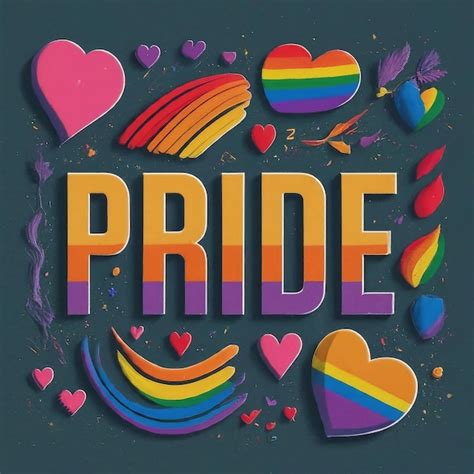 Premium Vector Vector Illustration Lgbt Pride Month Heart Symbol With
