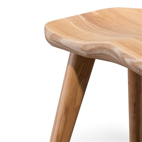 Set Of 2 Moxie 45cm Wooden Lowstool Natural Interior Secrets