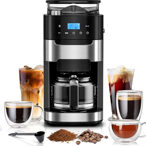 Kismile 10 Cup Digital Drip Coffee Maker With Barbados Ubuy