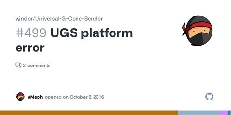 Ugs Platform Error · Issue 499 · Winderuniversal G Code Sender · Github