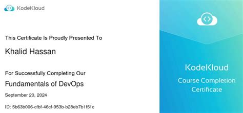 khalid hassan on linkedin devops kodekloud cloudcomputing docker