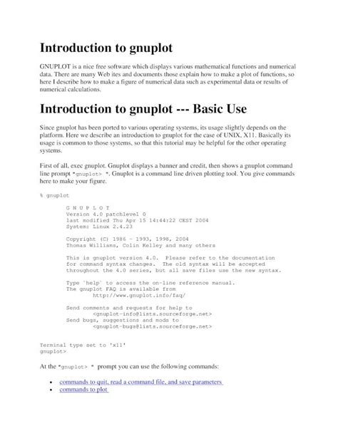 pdf introduction to gnuplot dokumen tips