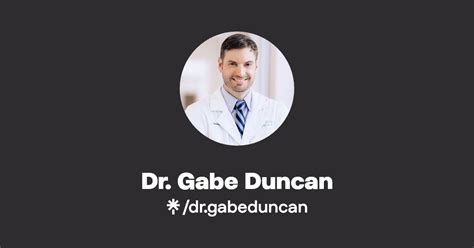 Dr Gabe Duncan Instagram Facebook Linktree