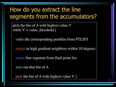 PPT Finding Line And Curve Segments From Edge Images PowerPoint Presentation ID