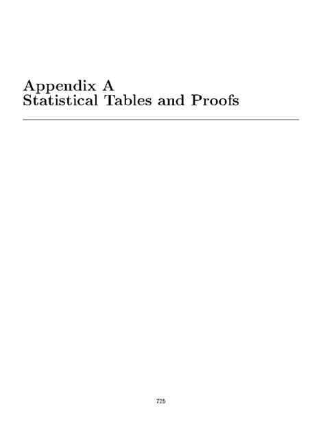 Tables Binomial Poisson Areas Under Normal Curve Appendix A Statistical Tables And Proofs