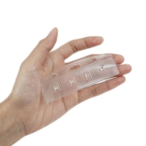 Badu Bg 1 бр Хоризонтална половина щипка за карти Тип държач за бадж с