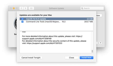 Daring Fireball Bad Ui Macos 1014s Software Update Release Notes