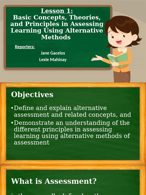Understanding Alternative Assessment Methods Pdf Educational Assessment Learning